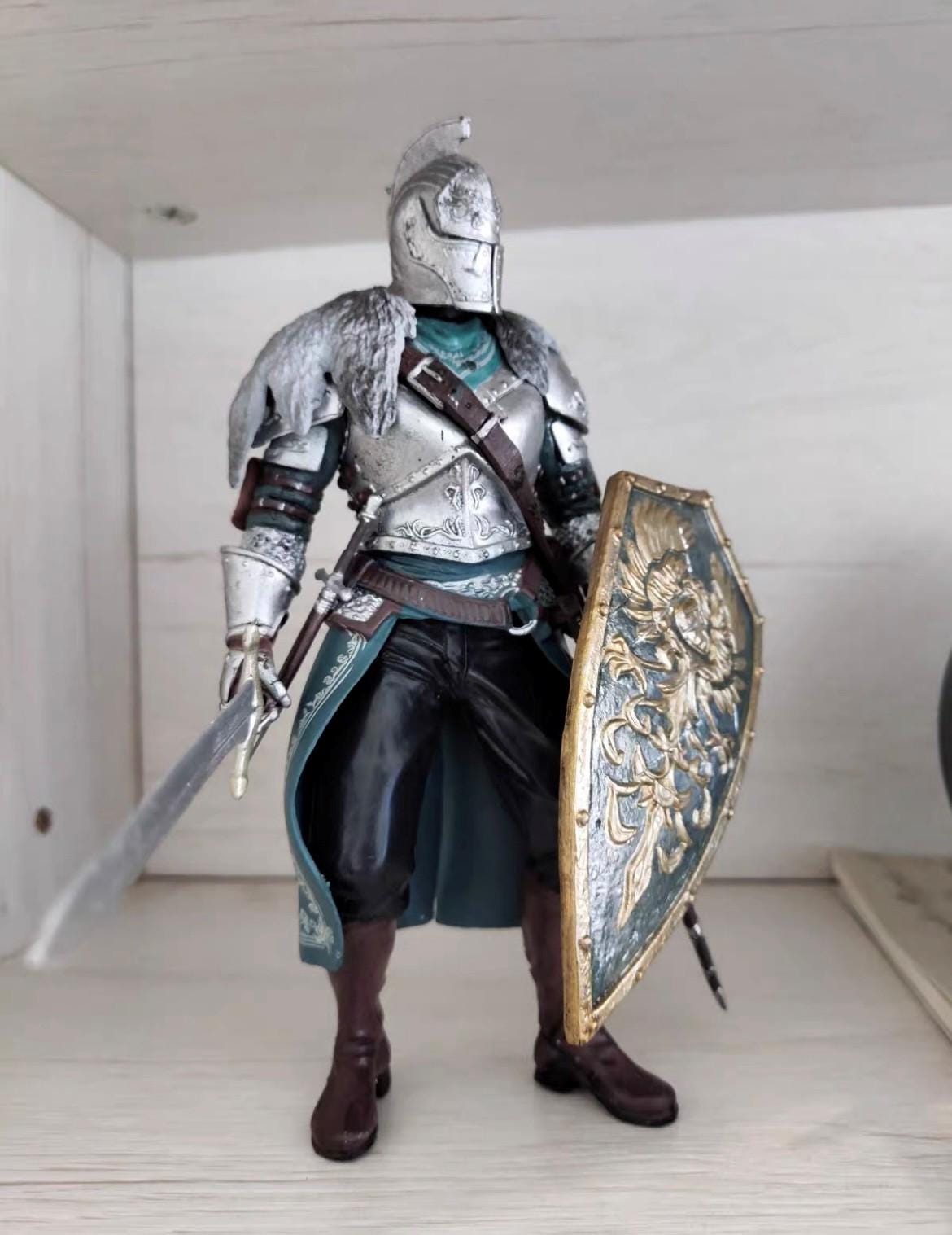 Dark Souls Faraam Knight Figure, Detailed Statue With Shield & Sword ...