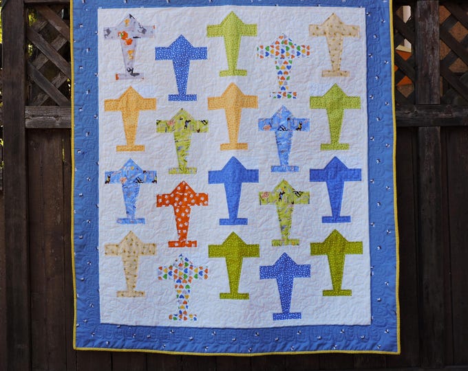 Baby Airplane Quilt - Etsy