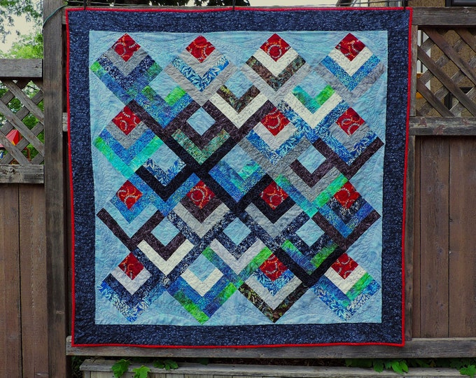 Batik Quilt - Etsy