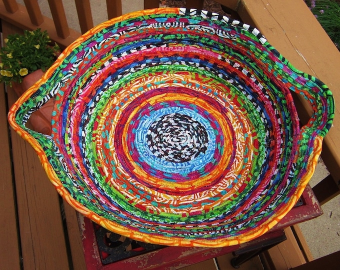 Colorful Rope Basket - Etsy