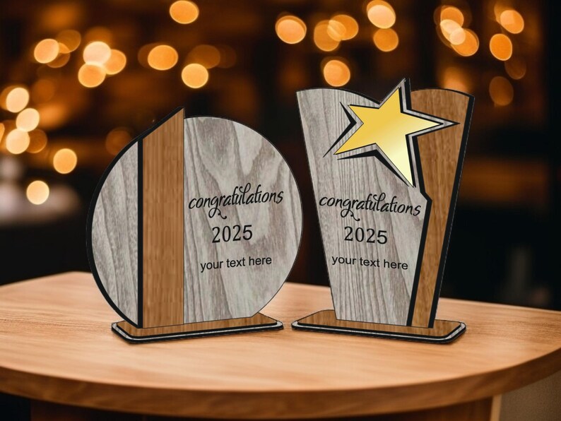 Award Trophy SVG File Laser Cutting 2 Designs, Glowforge Svg ...