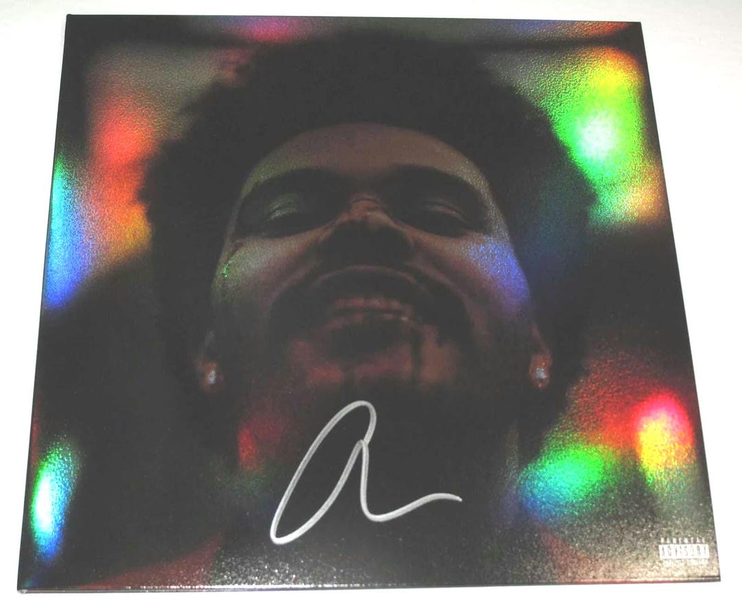 SIGNED the Weeknd After Hours Holographic Autographed - Etsy