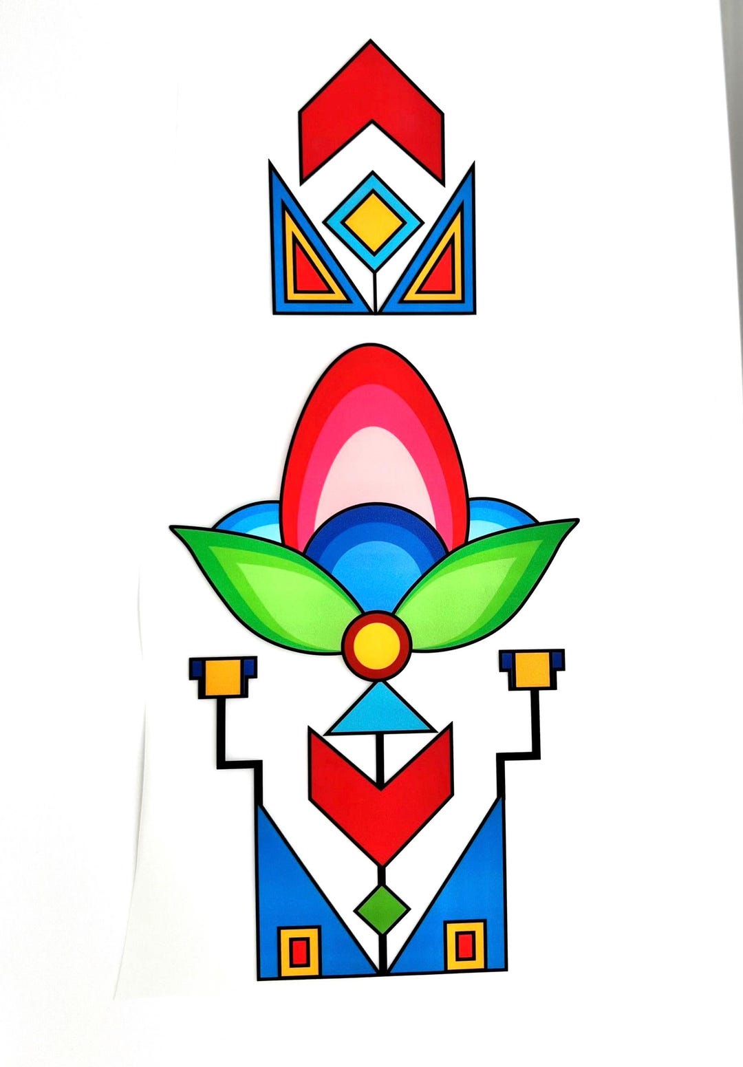 Cree Floral Applique: Iron on Patch for Regalia & Ribbon Skirts - Etsy