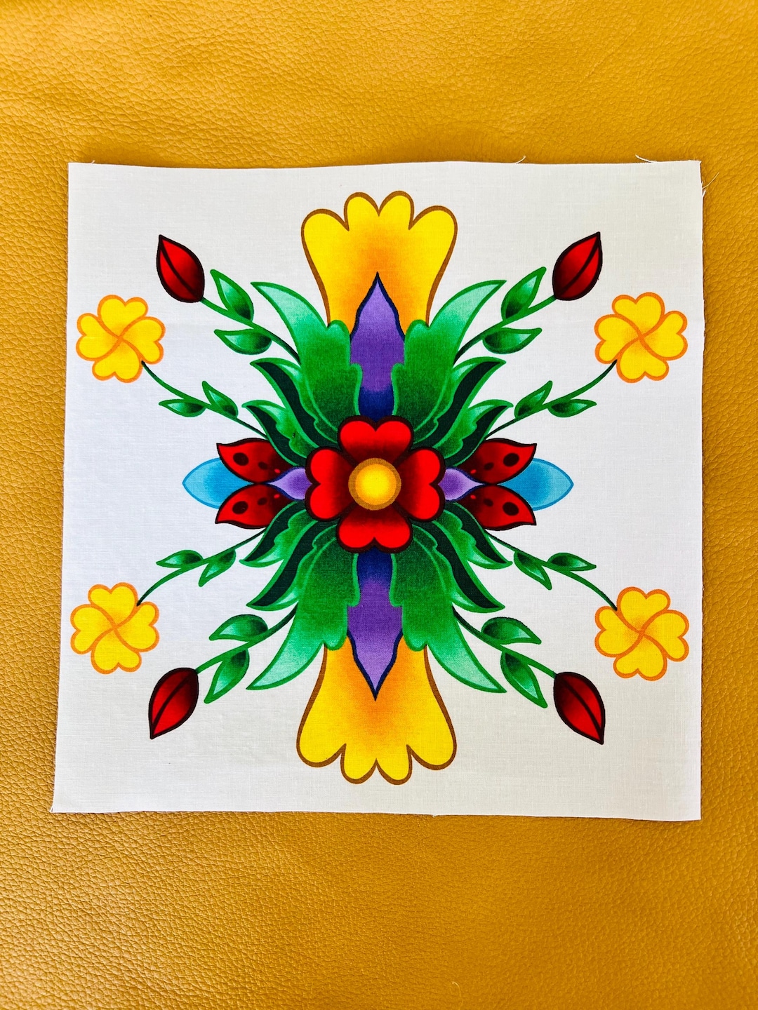 XL 10x10 Ivory Iron on Sew on Applique Native American Regalia Fabric ...