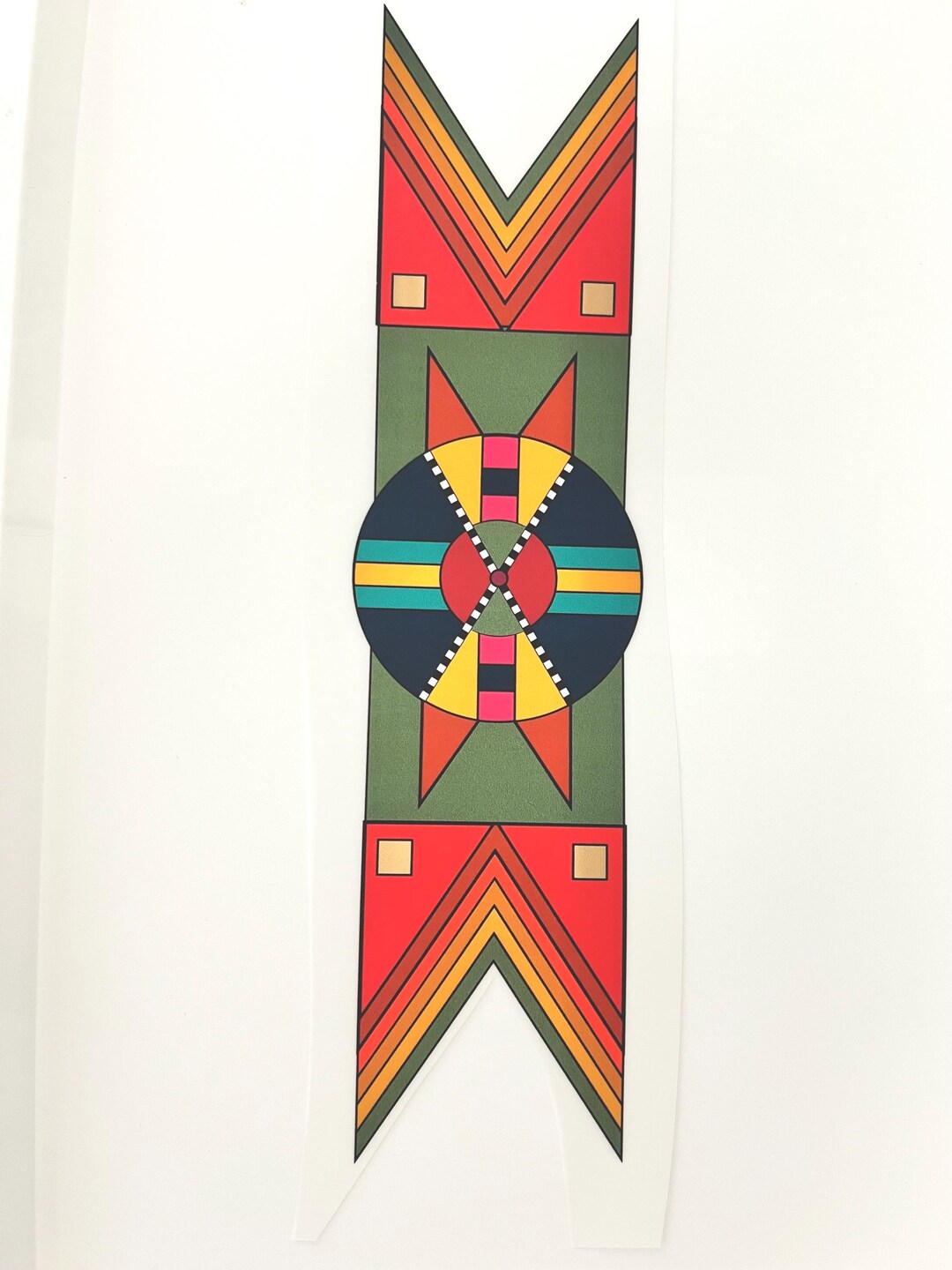 Large Iron-on Native American Floral Applique: Cree Style Regalia Patch ...