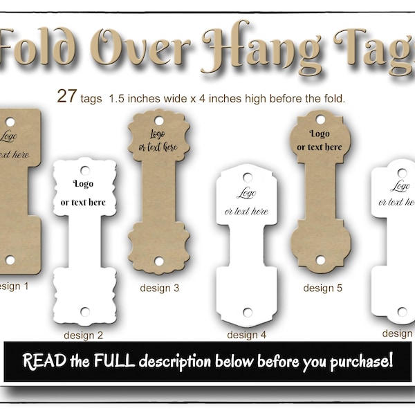 Fold Over Card - Etsy