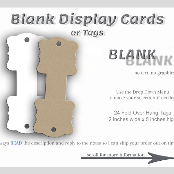 Blank Hang Tags - Etsy