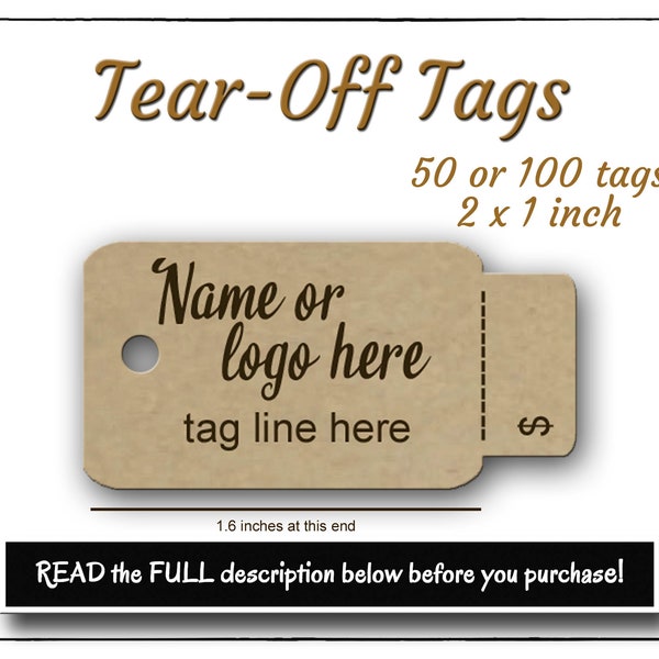 Custom Price Tags - Etsy