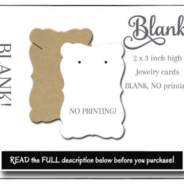 Necklace Card - Etsy