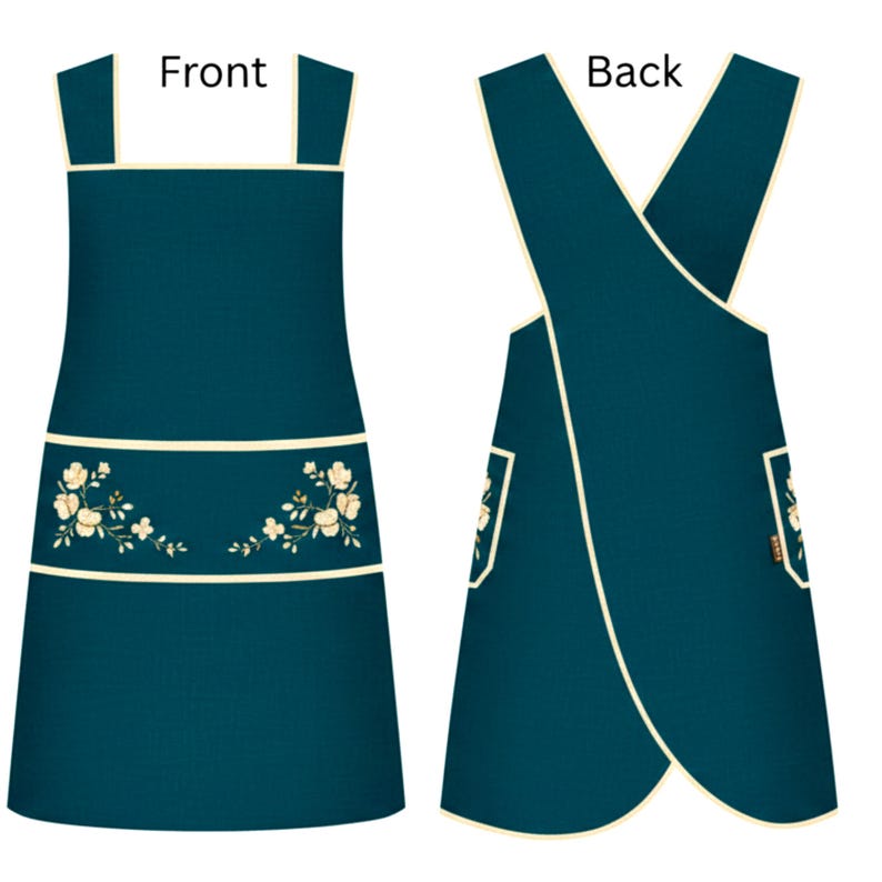 Apron PDF Sewing Pattern for Women - Plus Size Pinafore Apron Sewing ...