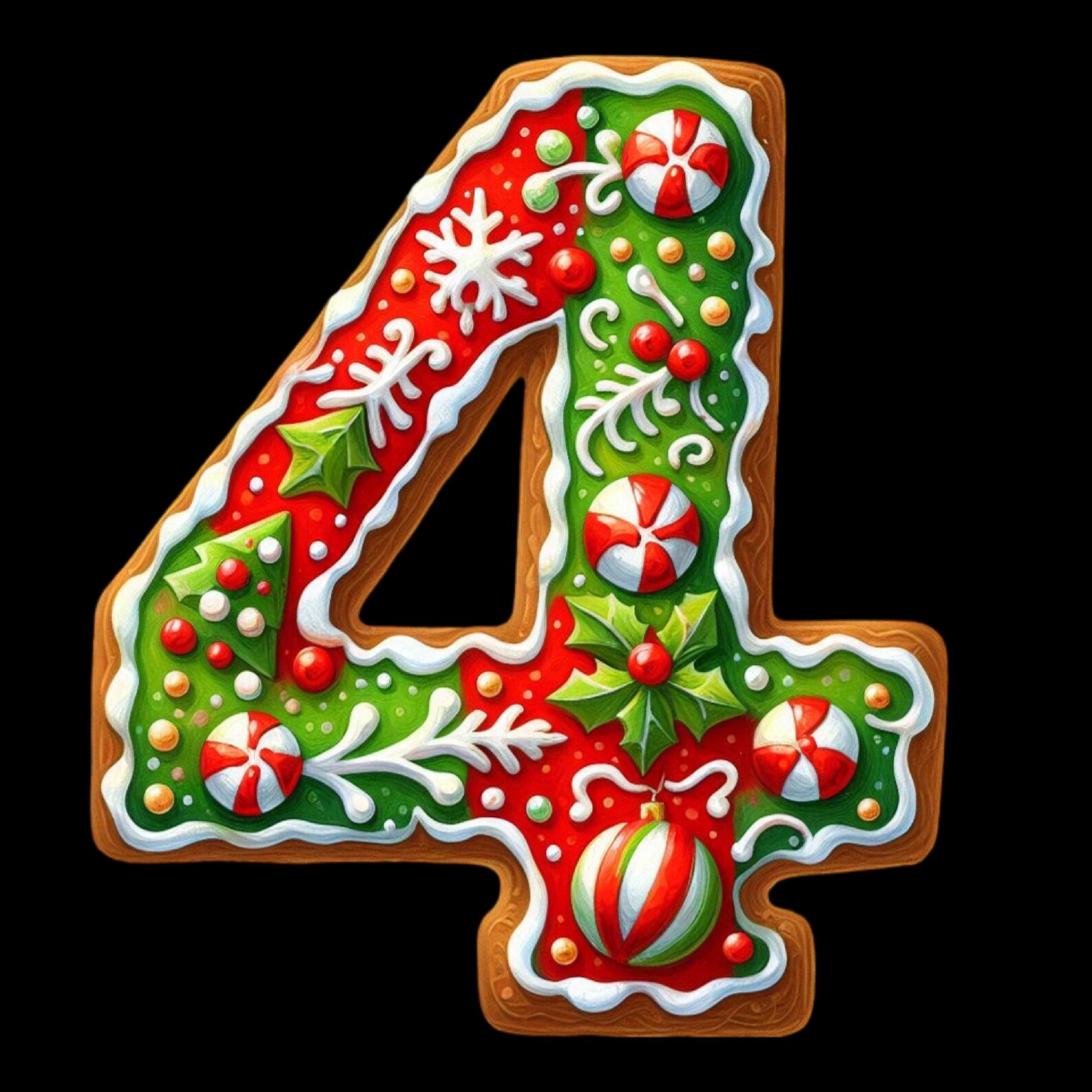 Christmas Gingerbread Alphabet Png, Christmas Gingerbread Letters ...
