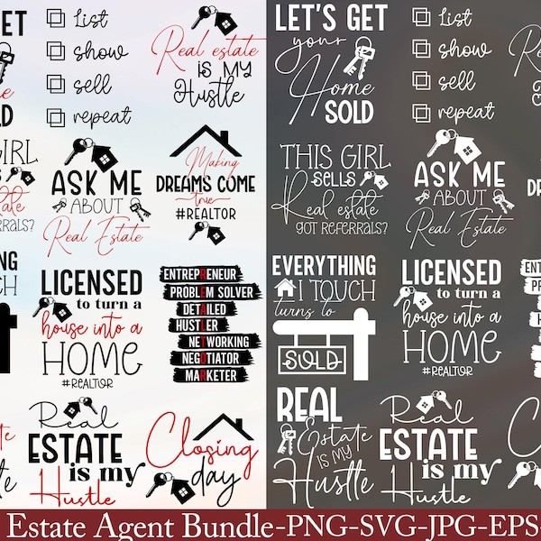 Real Estate Svg - Etsy