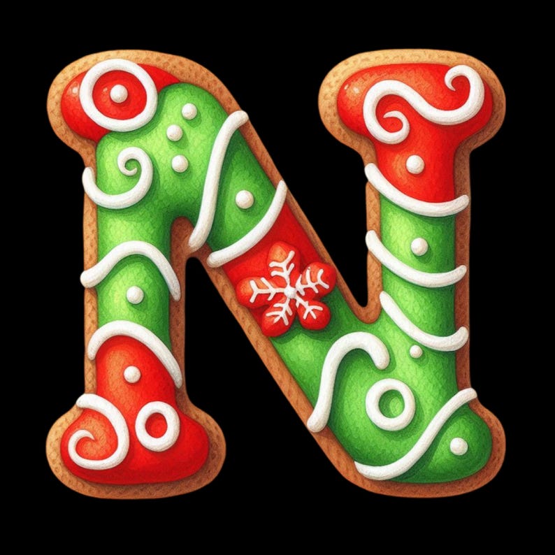 Christmas Gingerbread Alphabet Png, Christmas Gingerbread Letters ...