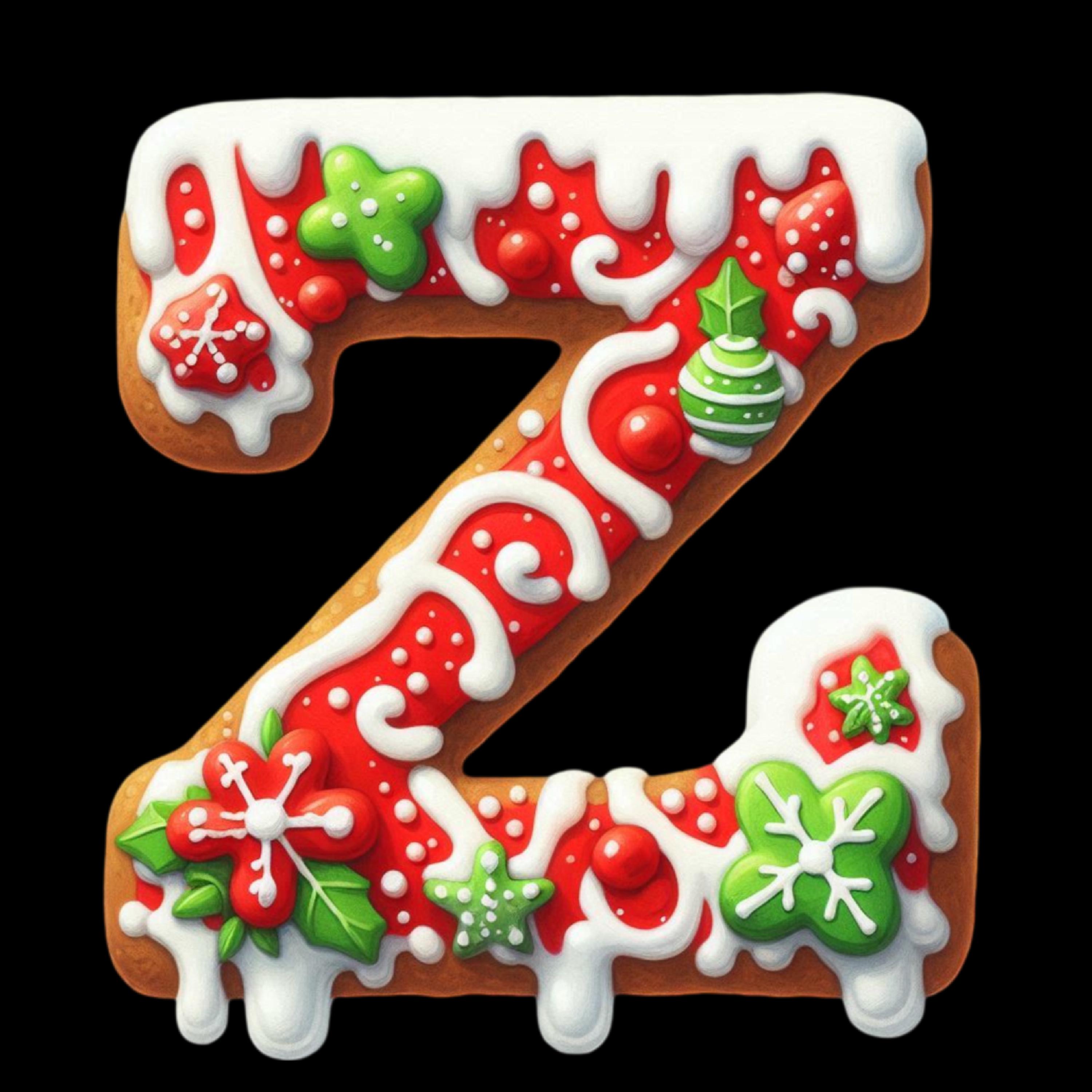 Christmas Gingerbread Alphabet Png, Christmas Gingerbread Letters ...