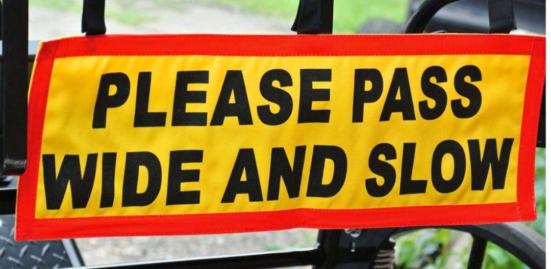 Pass Wide and Slow Safety Sign for Horse and Carriage - Etsy