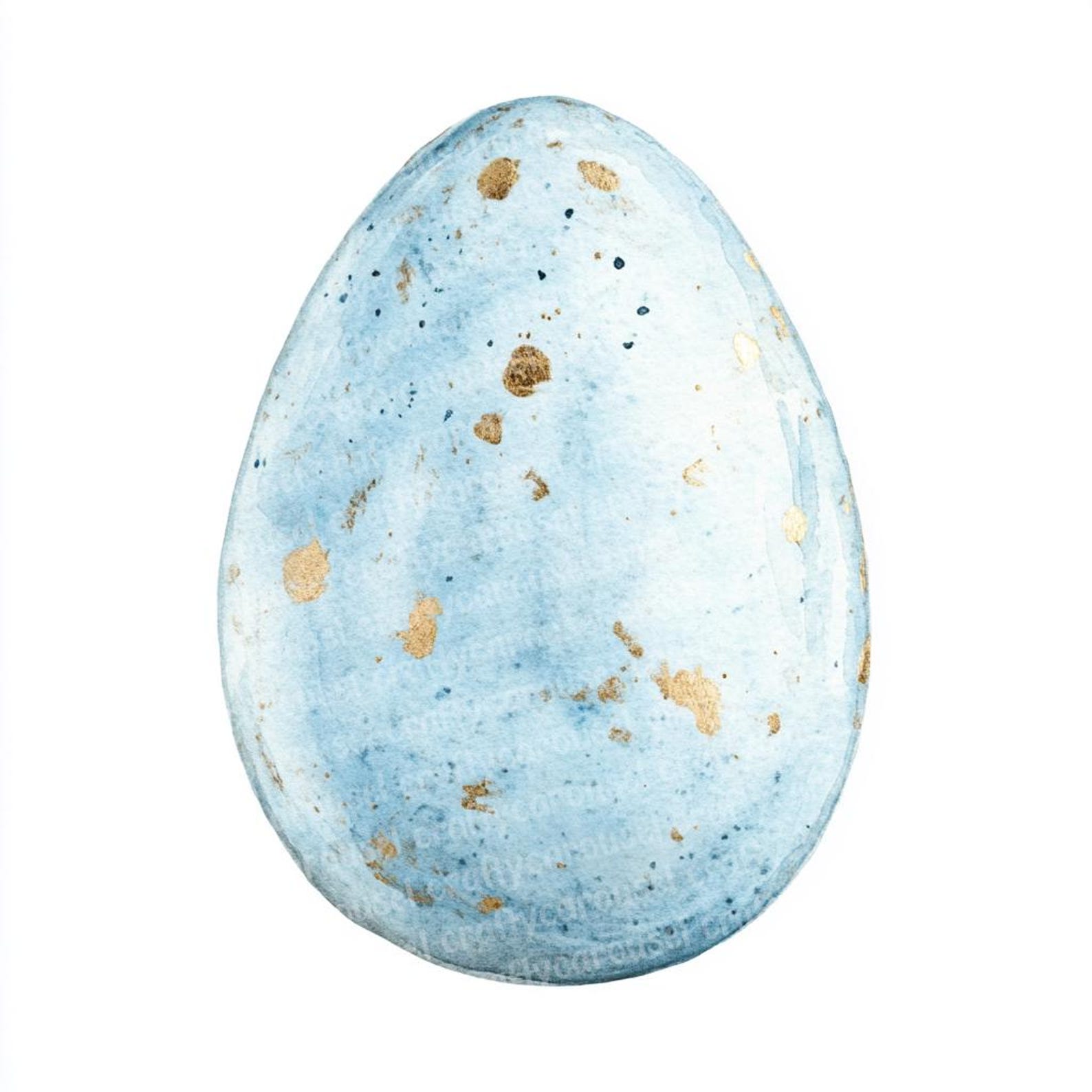 10 Pastel Easter Egg Clipart, Watercolor Clipart, Easter Egg Clipart ...