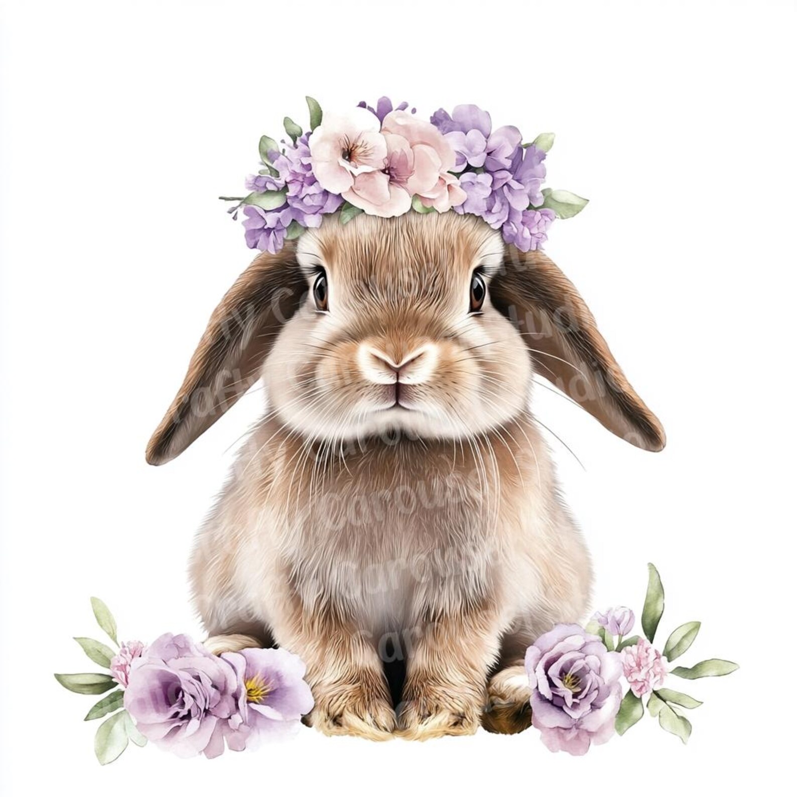 14 Bunny Clipart Images, Watercolor Clipart, Bunny Clipart, Printable ...