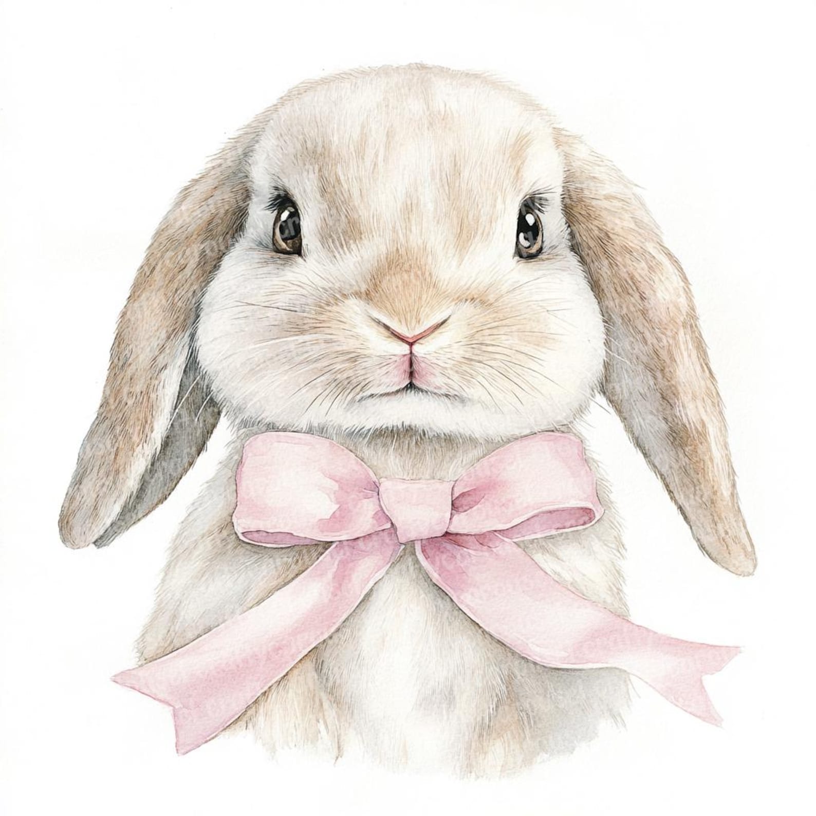 12 Bunny Clipart Images, Watercolor Clipart, Bunny Clipart, Printable ...