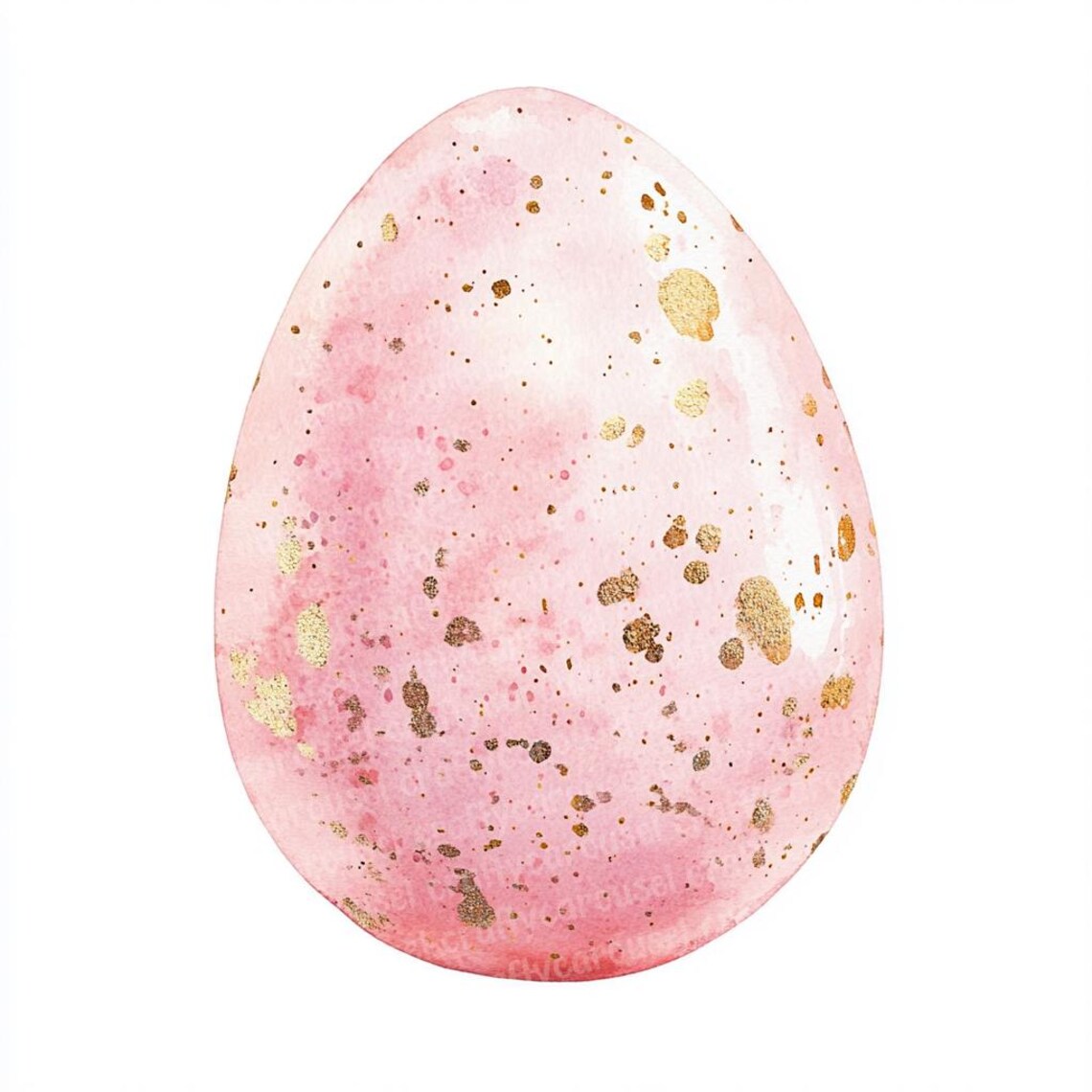 10 Pastel Easter Egg Clipart, Watercolor Clipart, Easter Egg Clipart ...