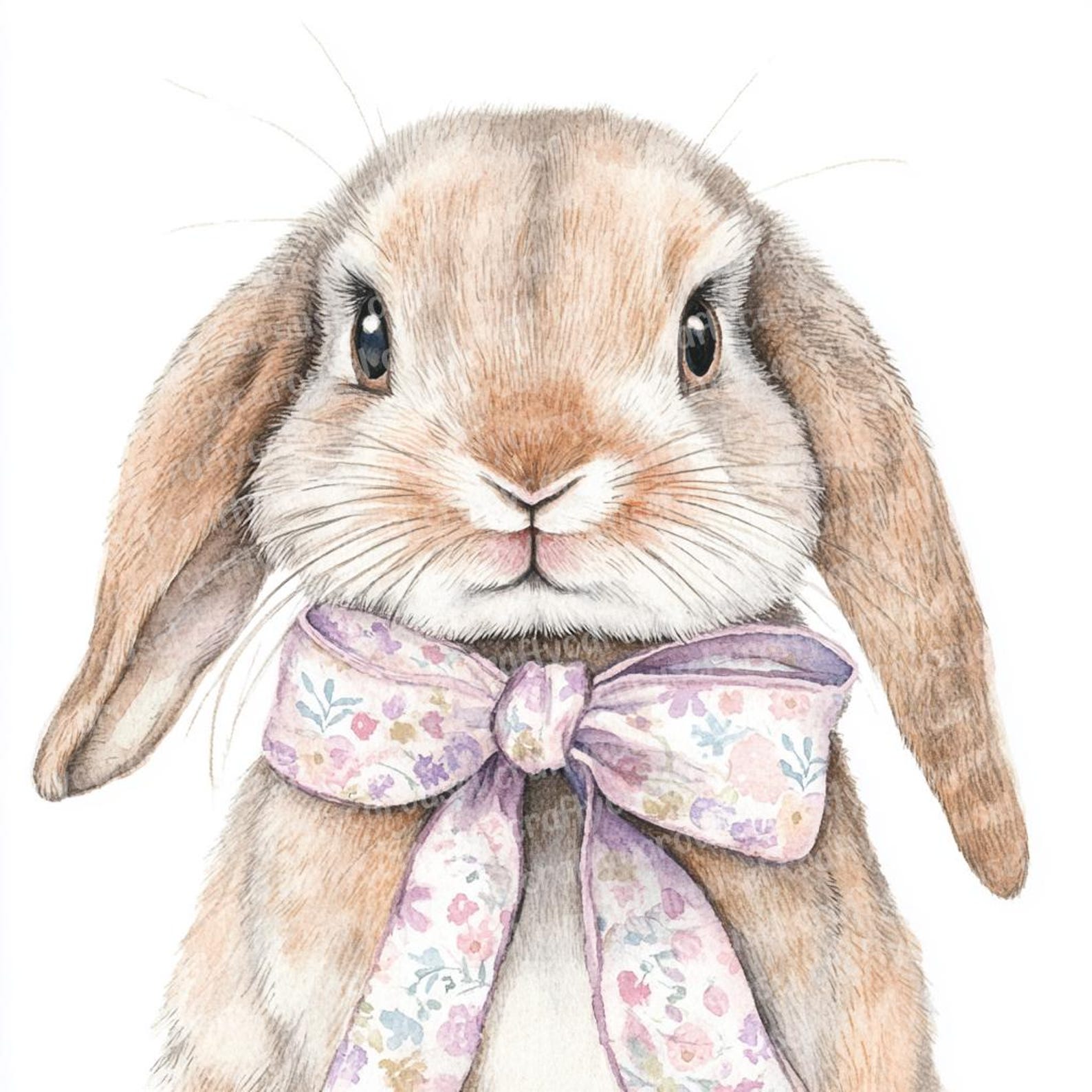 12 Bunny Clipart Images, Watercolor Clipart, Bunny Clipart, Printable ...