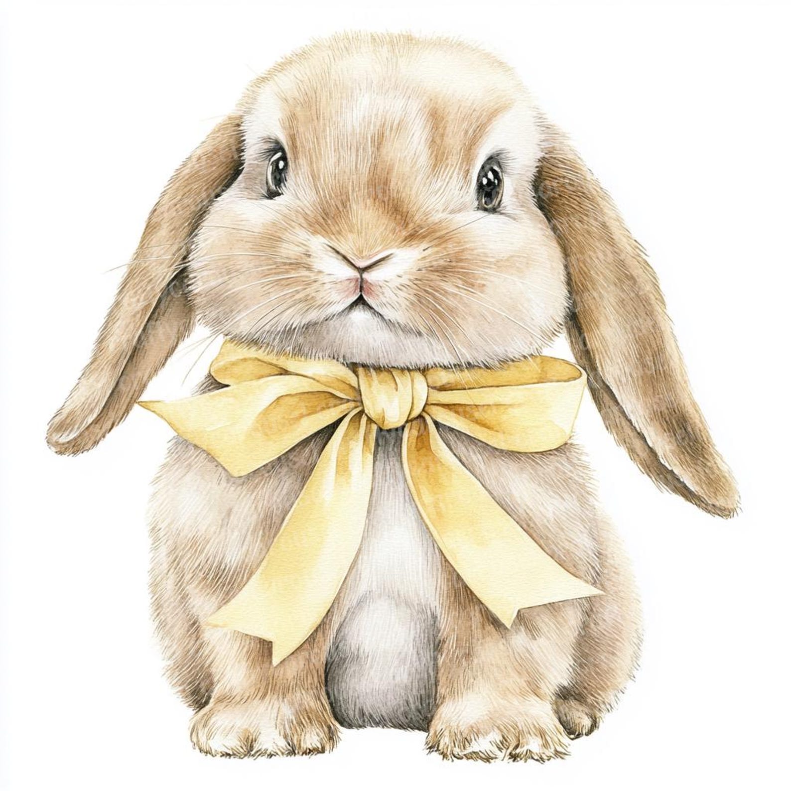 12 Bunny Clipart Images, Watercolor Clipart, Bunny Clipart, Printable ...