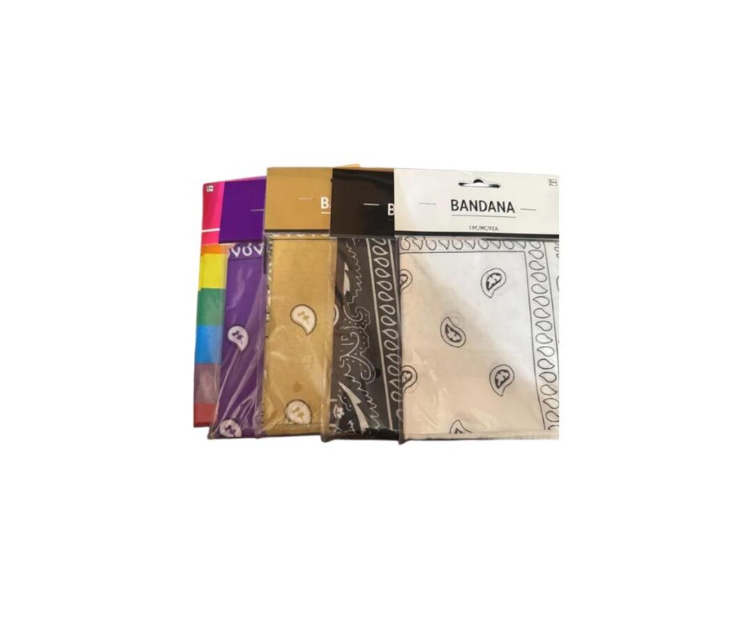 5 Piece Bandana - Etsy
