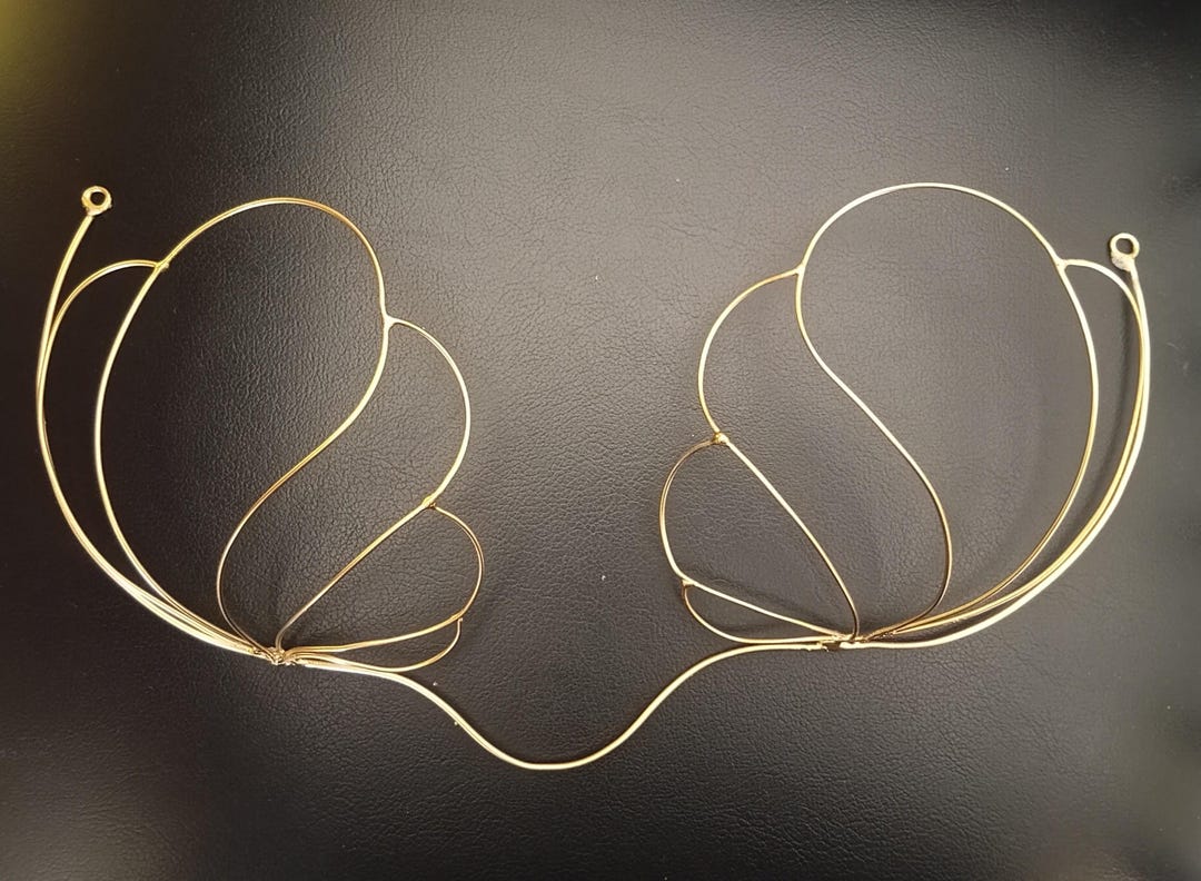 Festival, Samba, Carnival Mermaid Shell Cup Bare Wire Bra Frame - Etsy