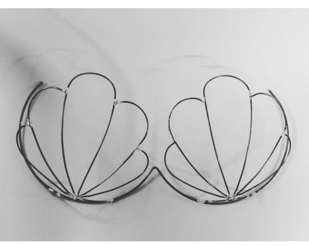 Festival, Samba, Carnival Mermaid Shell Cup Wire Bra Frame - Etsy
