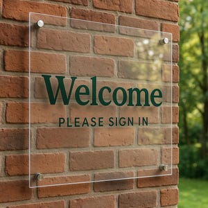 Custom Acrylic Business Logo Sign – Personalized Office Door Sign ...