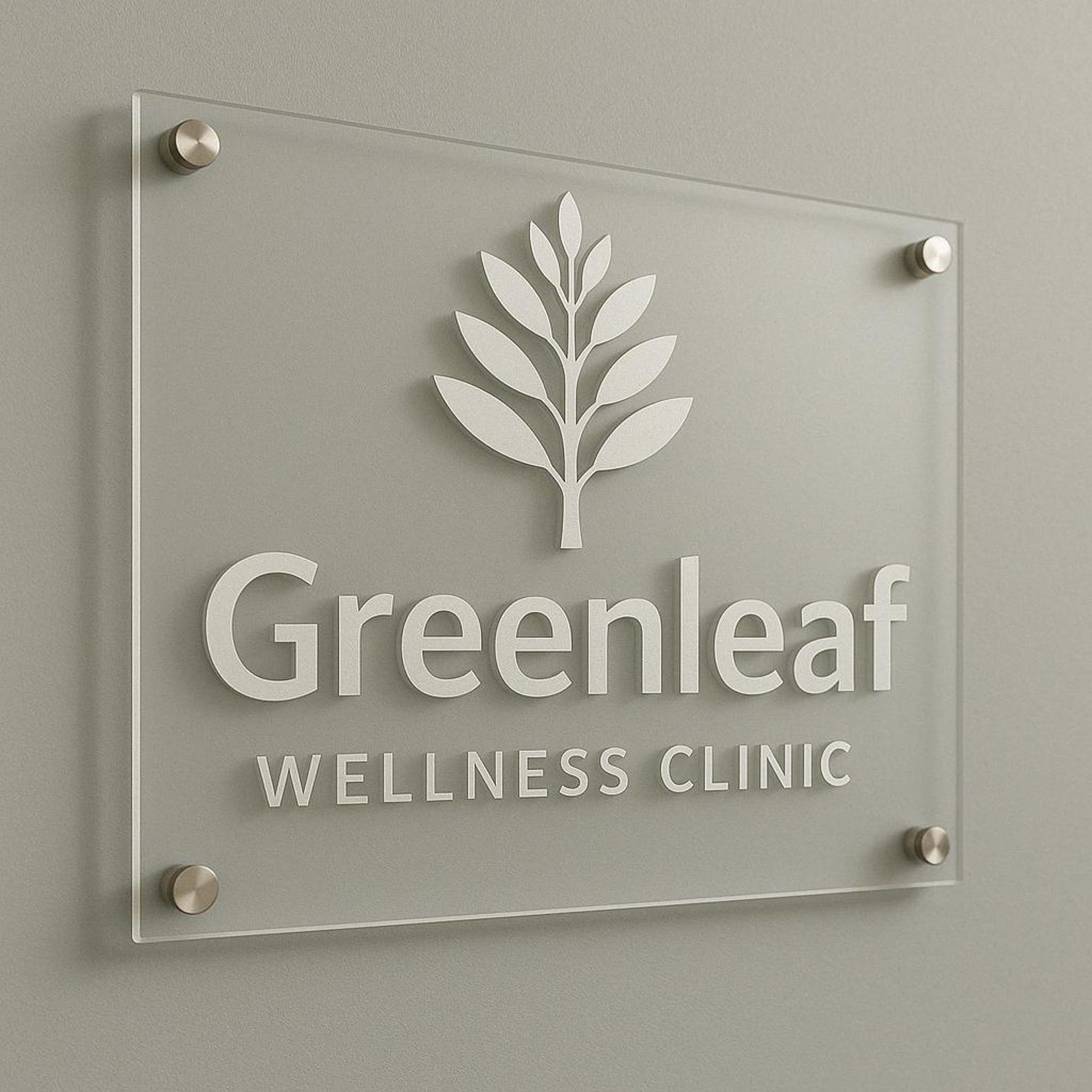 Custom Acrylic Business Sign , Personalized Office Sign, Acrylic ...