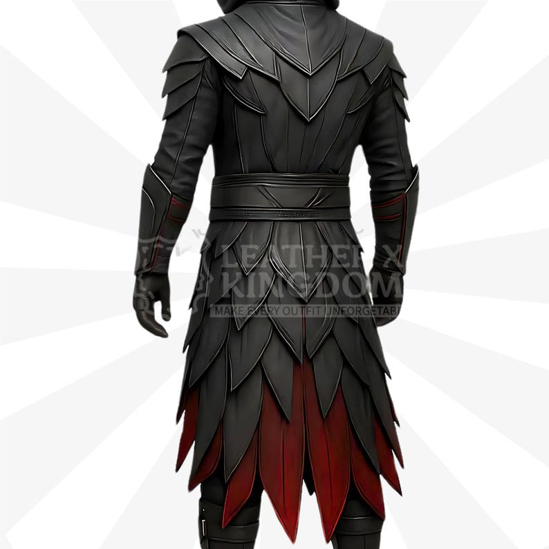 Blood Talon Elite Slayer Black Leather Assassin Costume | Reinforced ...