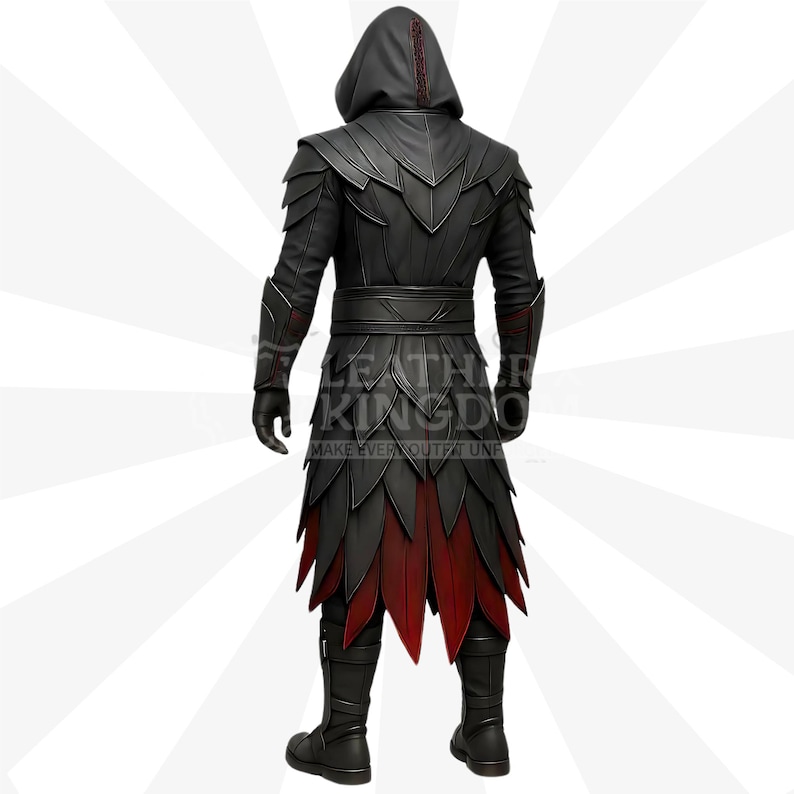 Blood Talon Elite Slayer Black Leather Assassin Costume | Reinforced ...