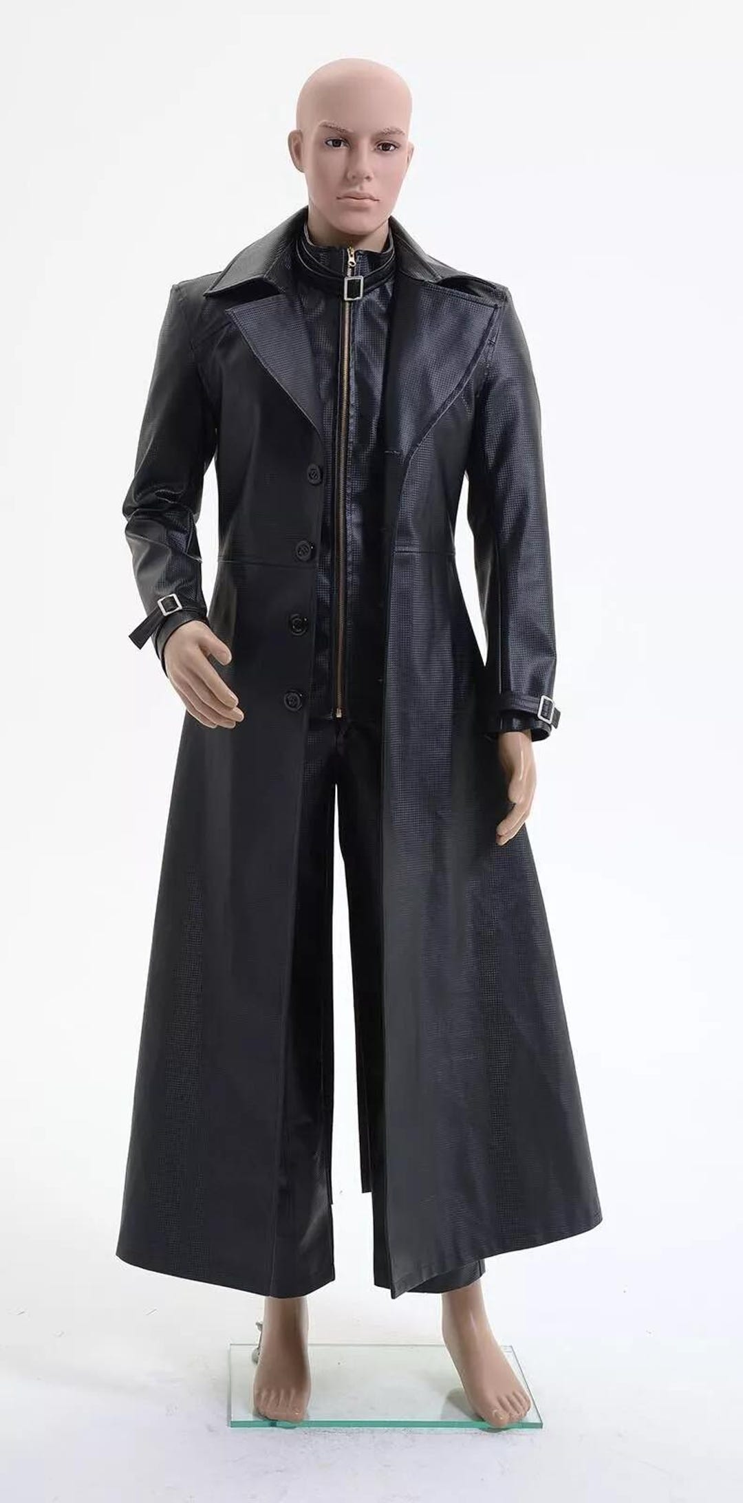 Handmade Resident Evil 5 Albert Wesker Handmade Trench Coat Halloween ...