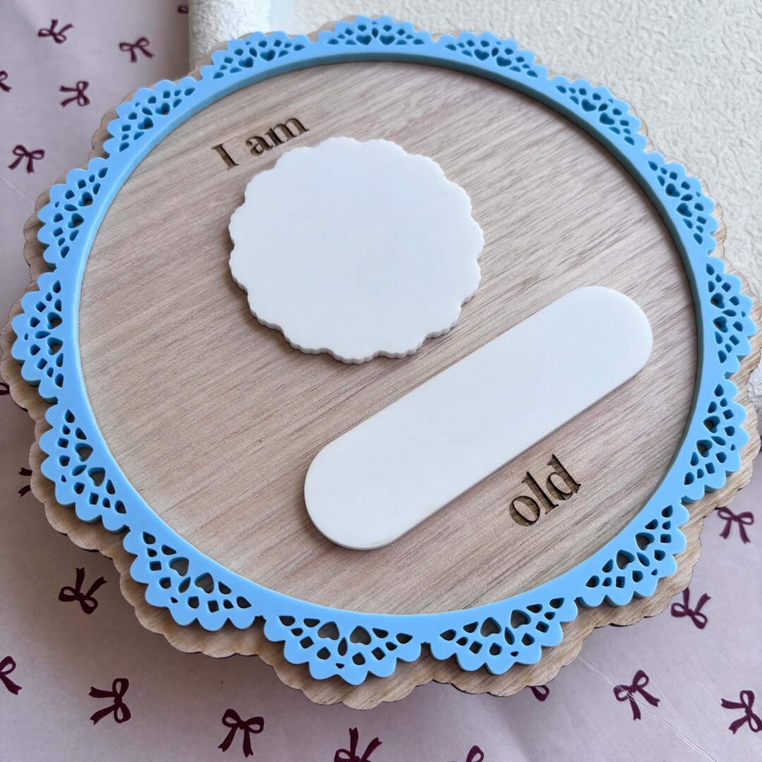 Age Wooden Lace Border Board - Etsy