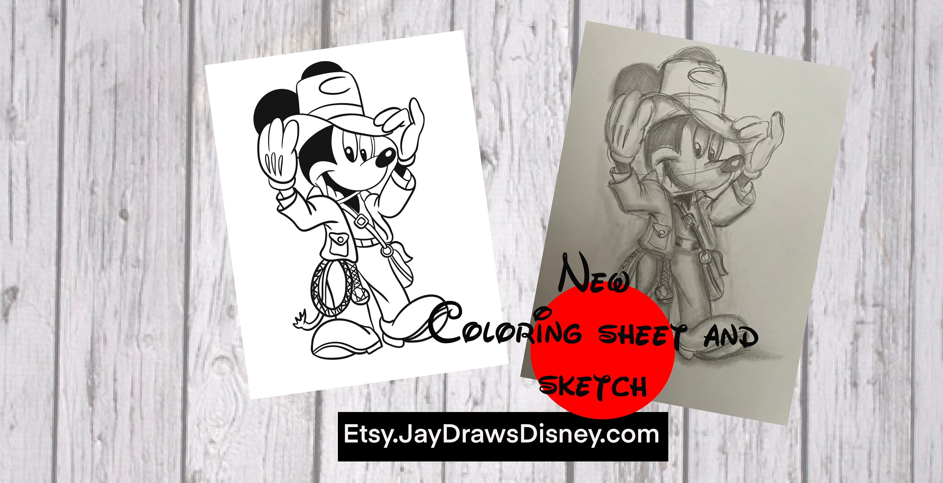 Cholo Mickey Mouse Drawing