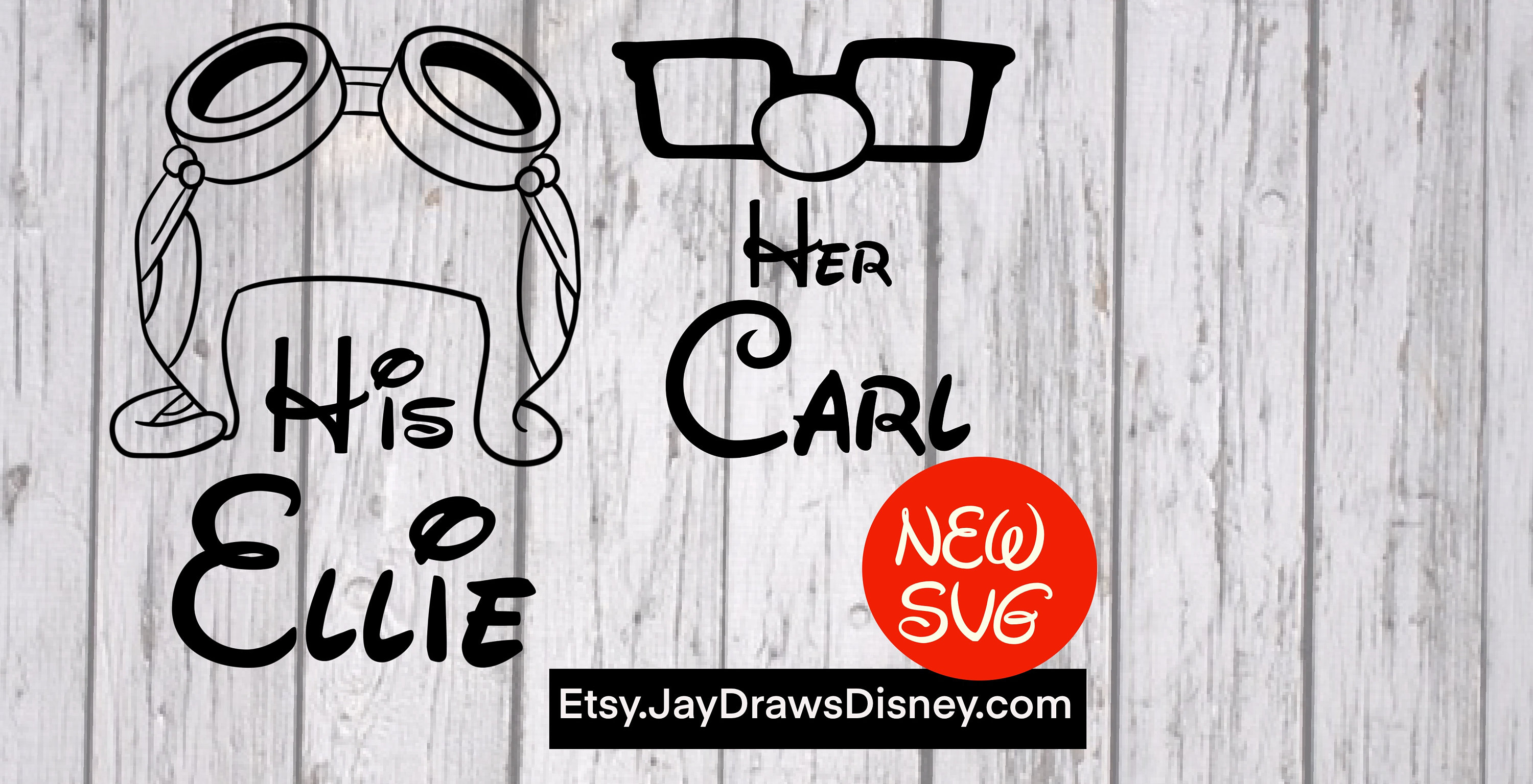 Su Carl Her Ellie SVG Bundle Cricut Cut Files with PNG - Etsy México
