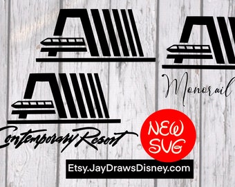 Monorail Svg - Etsy UK
