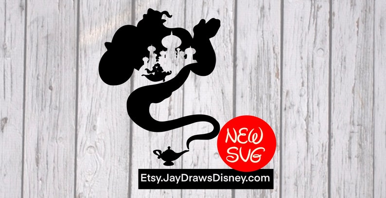 Genie SVG and PNG Cricut Cut Files - Etsy