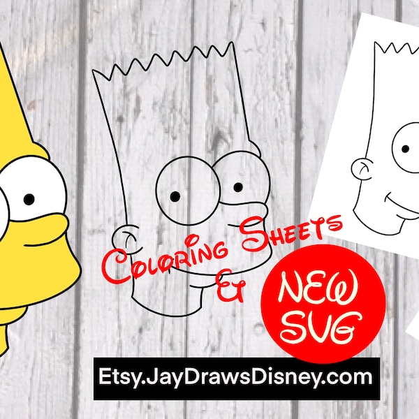 Bart Simpson Svg - Etsy