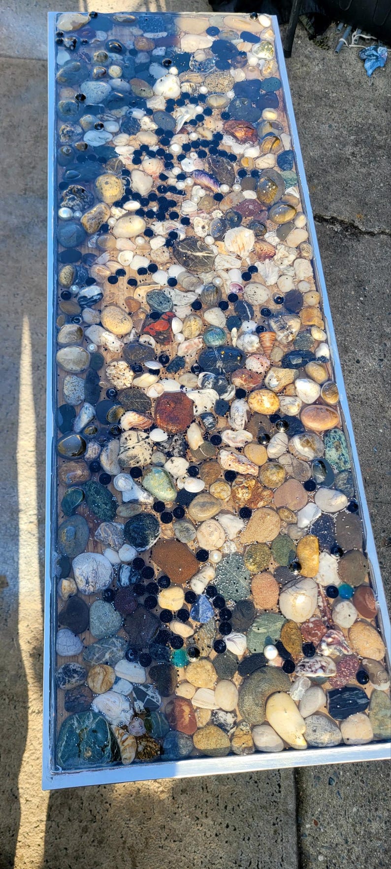 Epoxy Rock Entryway Table - Etsy