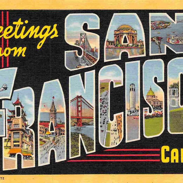 Linen Large Letter - Etsy