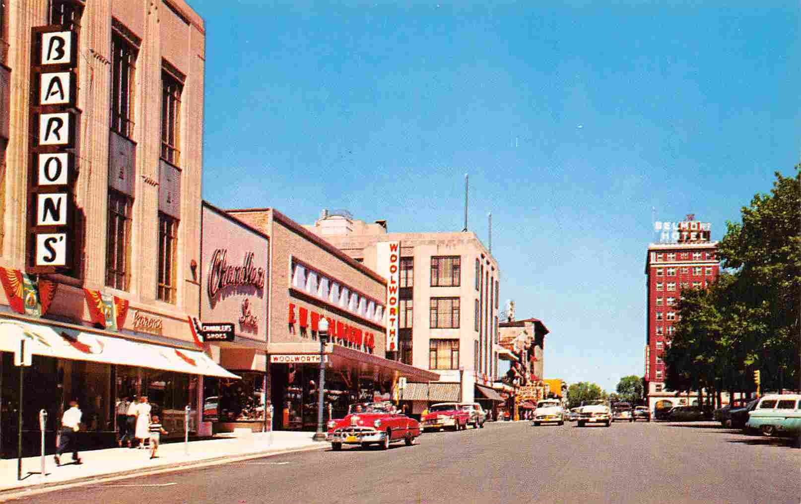Mifflin Street Woolworth Barron Store Madison Wisconsin 1950s Postcard ...
