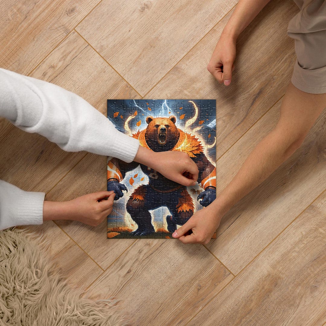 Chicago-inspired AI Art Jigsaw Puzzle - Etsy