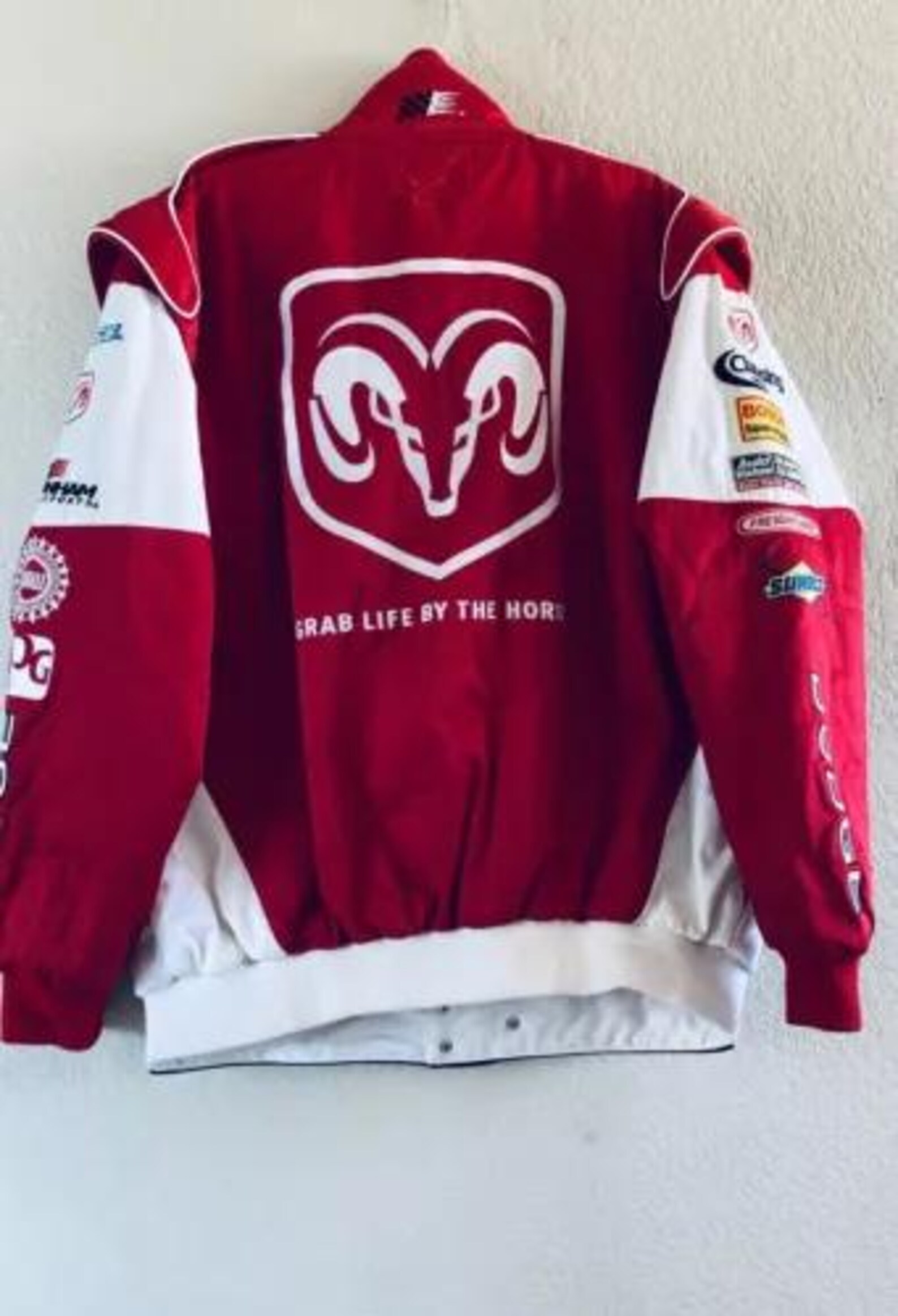 Y2K F1 Bomber Jacket – Vintage Motorsport Racing Jacket With Logo ...