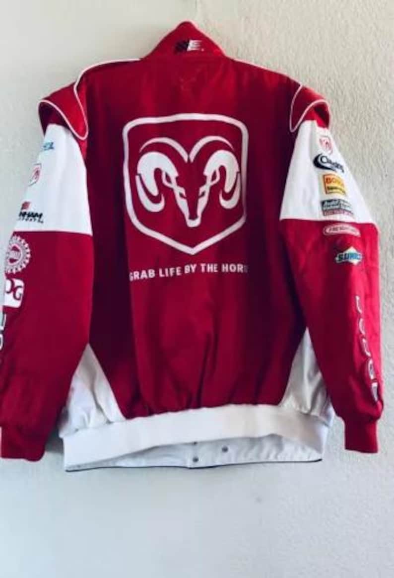 Y2K F1 Bomber Jacket – Vintage Motorsport Racing Jacket With Logo ...