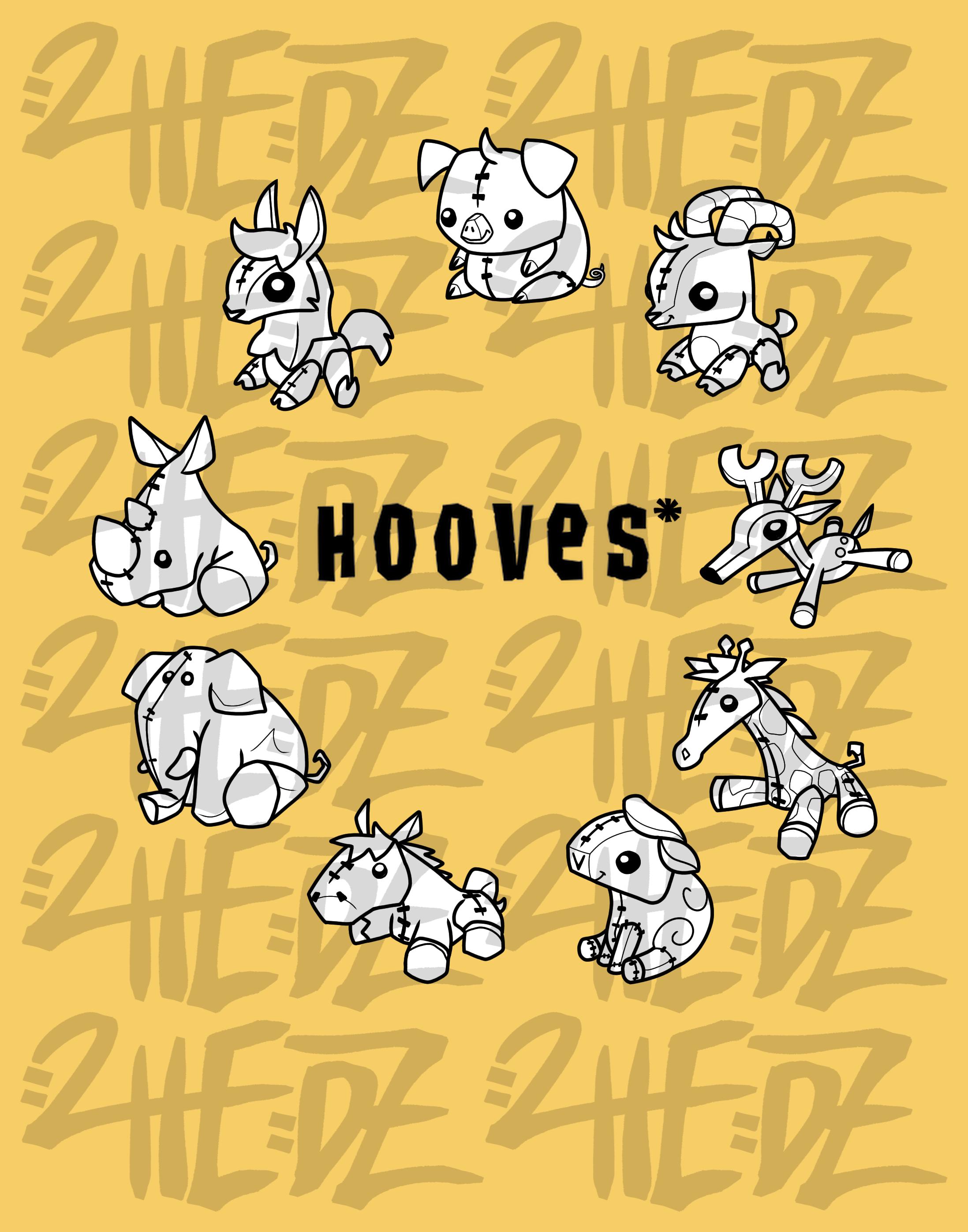 Animal Jam Style Plushie Tattoo Flash Coloring Sheets ALL - Etsy