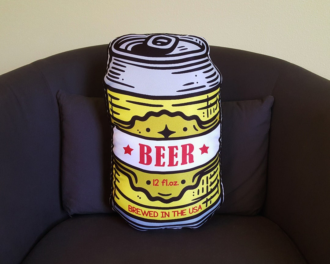 Beer Pillow, Man Cave Home Decor, Bar Art, Beer Lover Gift, Novelty ...