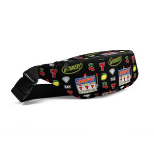 Slot Machine Casino Fanny Pack - Festival Bag, Gambling Gift, Las Vegas ...
