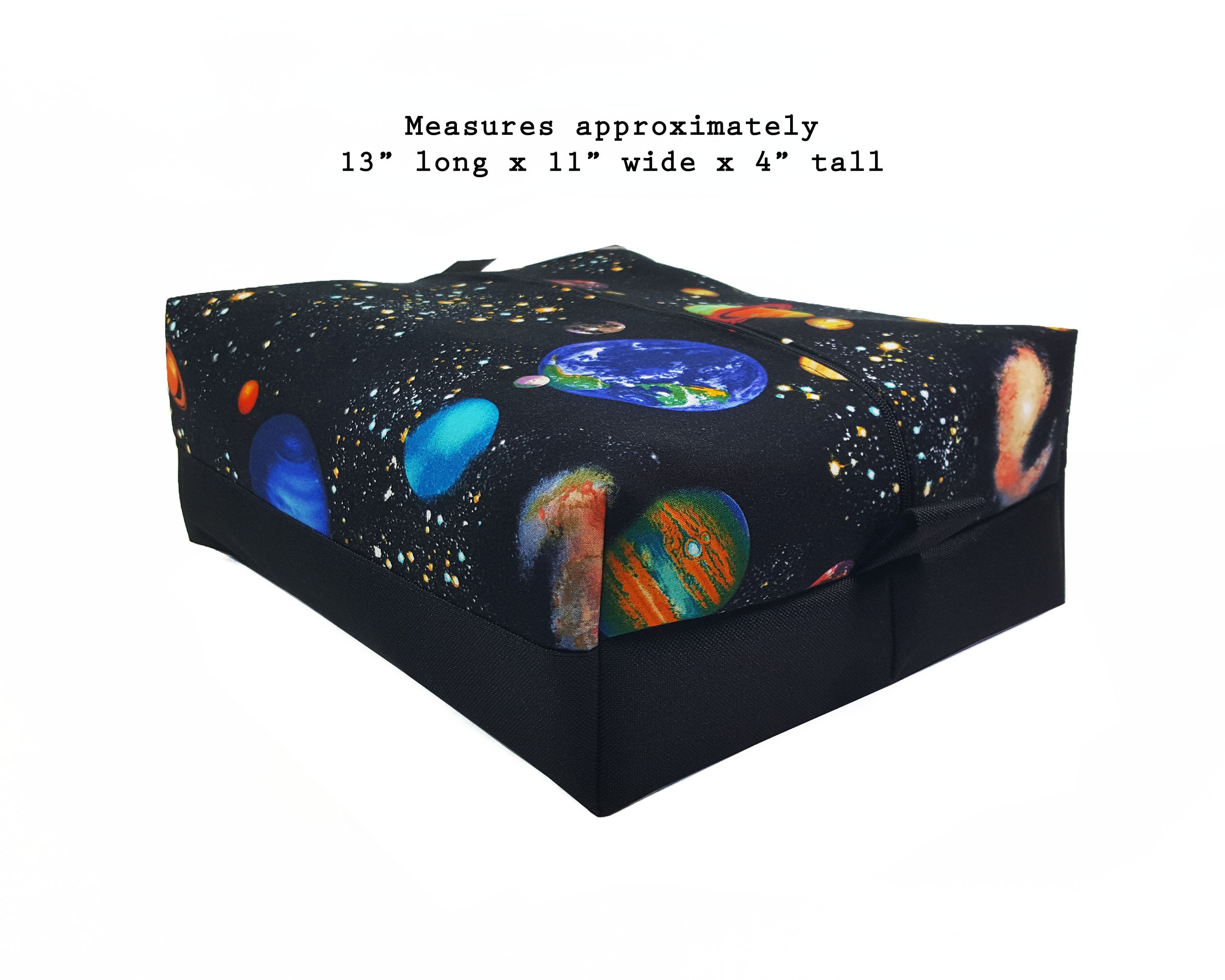 Solar System Toiletry Bag Galaxy Canvas Bag Space Science - Etsy