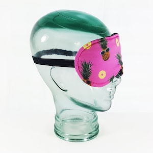 Pineapple Eye Mask Beach Blindfold Hawaiian Sleep Mask Tropical Travel ...